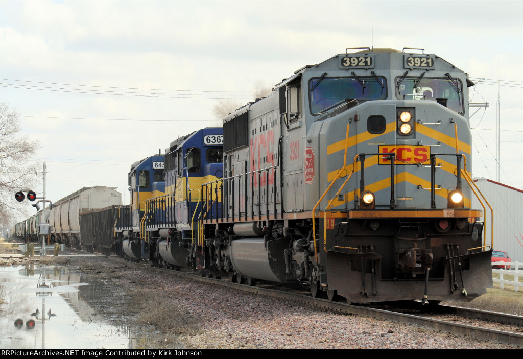 Westbound KCS Freight